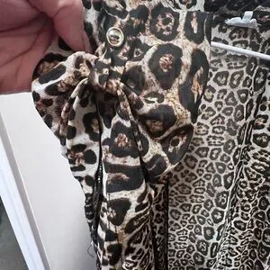 Siren Lily | Sweaters | Siren Lily Leopard Print Duster In Beige And ...
